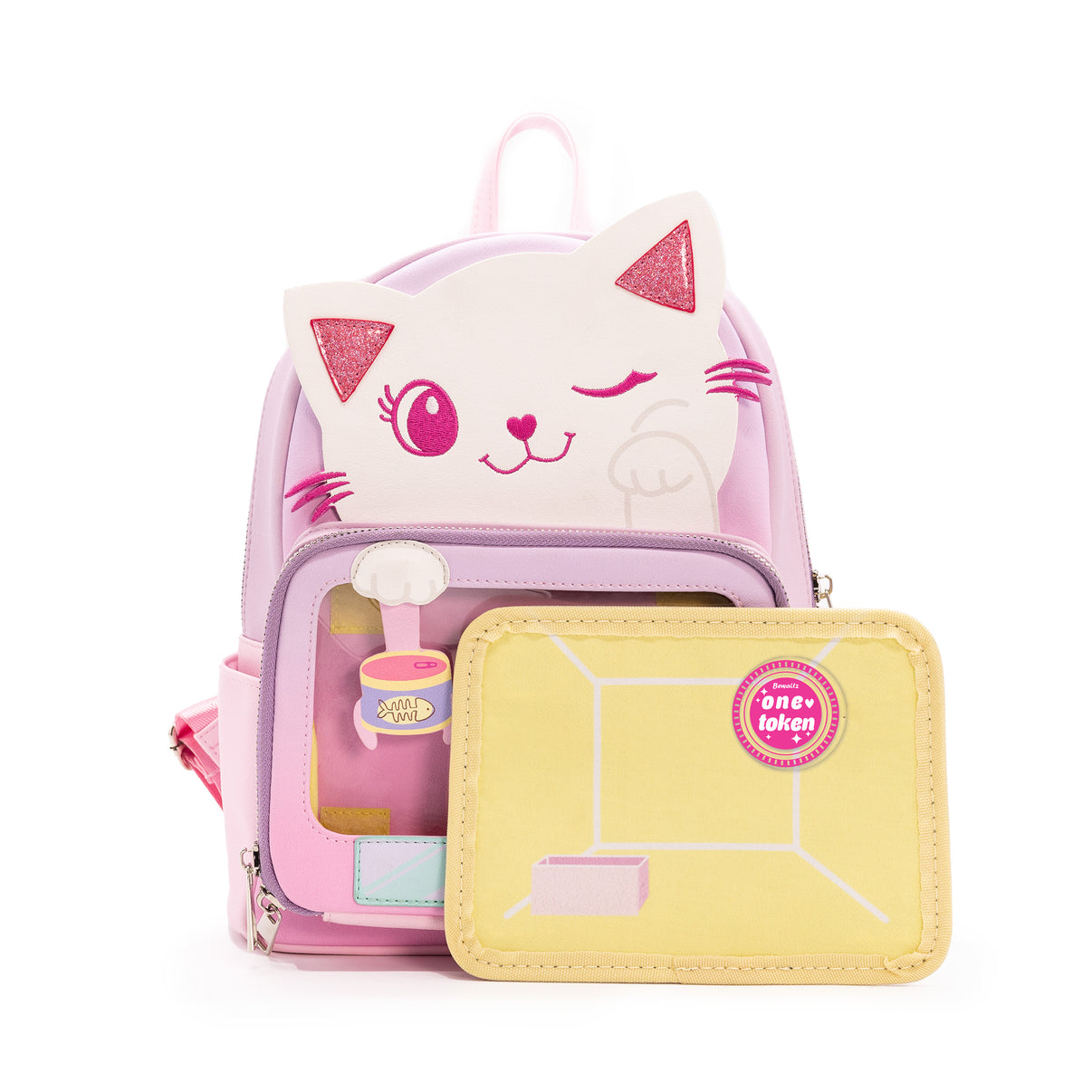Claw Machine Pin Collector Backpack - Friendly Kitty – Bewaltz