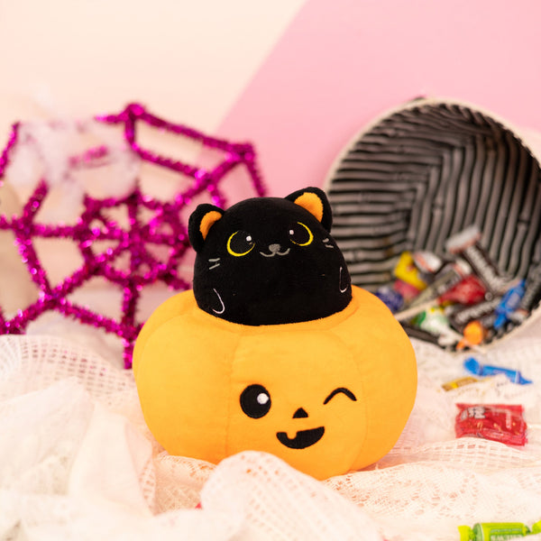 Peek-A-Boo Plush - Cat in Pumpkin – Bewaltz