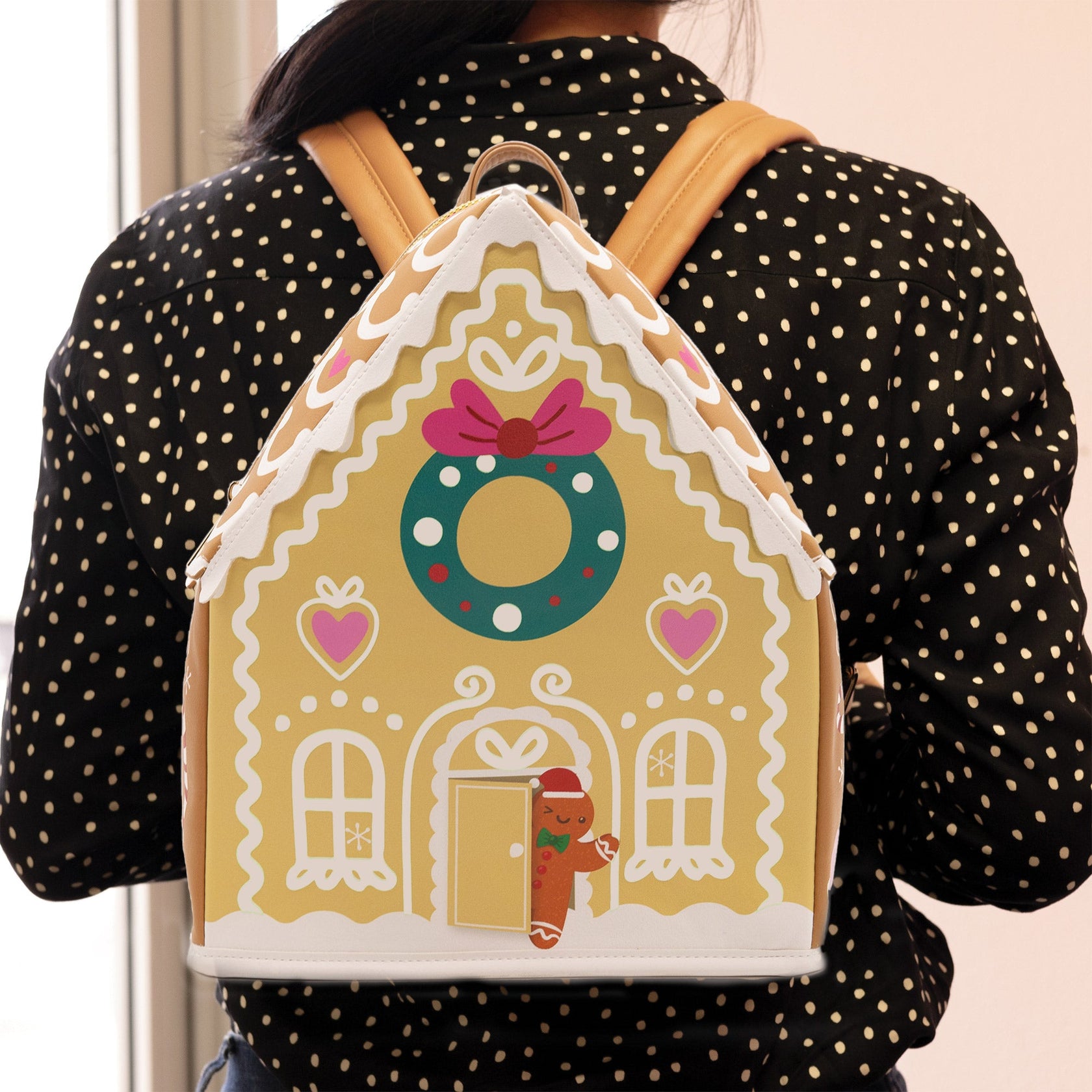 SALE! Glow-in-the-Dark Gingerbread House Backpack – Bewaltz